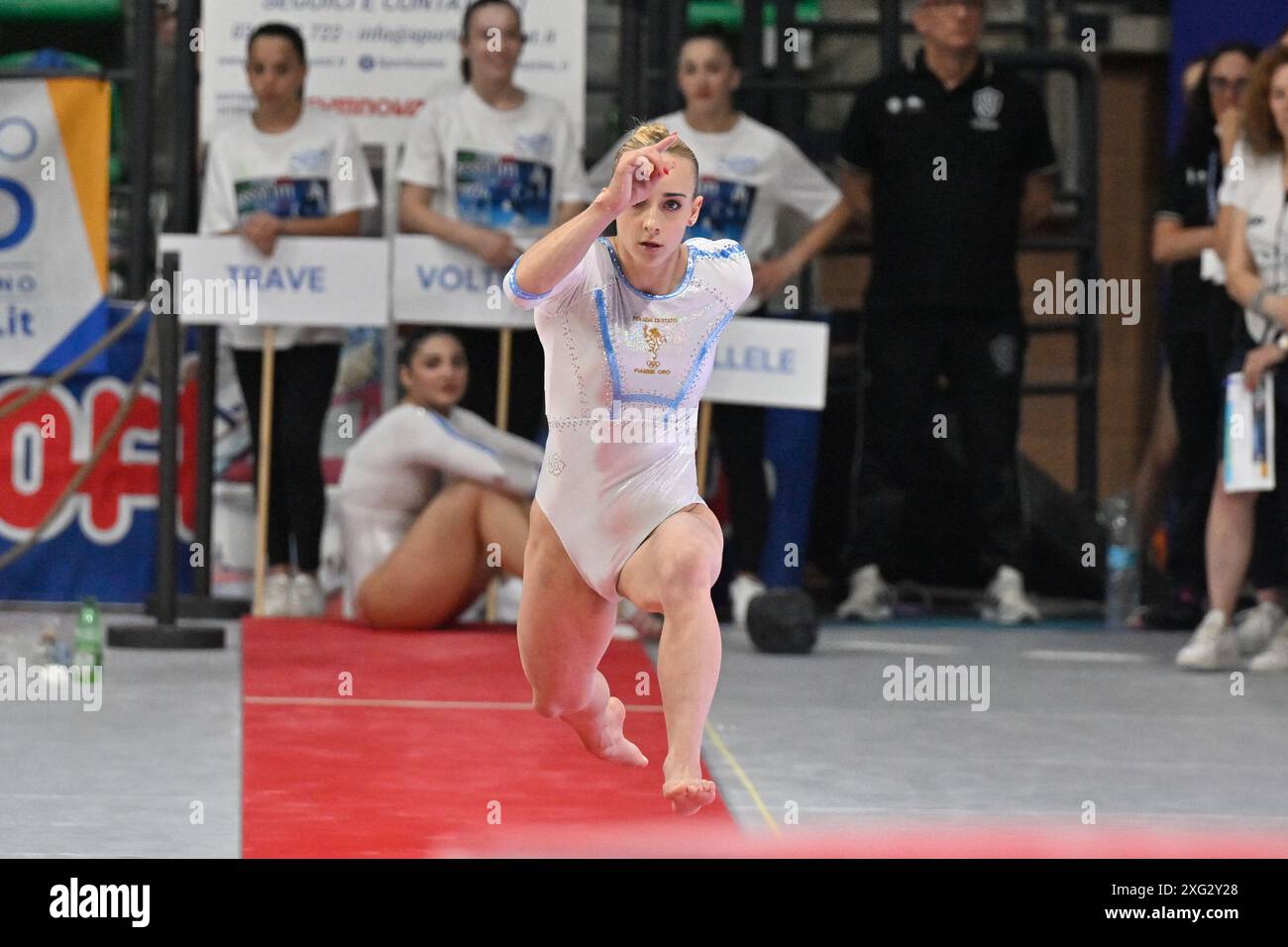 Alice D'Amato (Fiamme Oro) - during the competition with Women's Vault ...