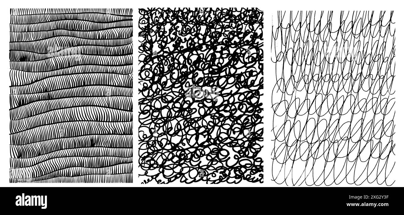 Set of crosshatch texture isolated, hand drawn Stock Vector Image & Art ...