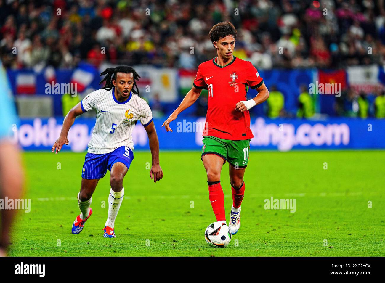 Jules Konde (Frankreich, #05), Joao Felix (Portugal, #11) GER, Portugal ...