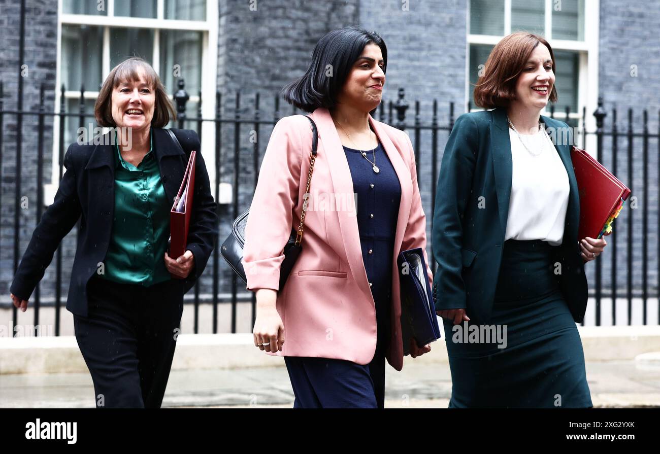 (left-right) Welsh Secretary Jo Stevens, Justice Secretary Shabana ...