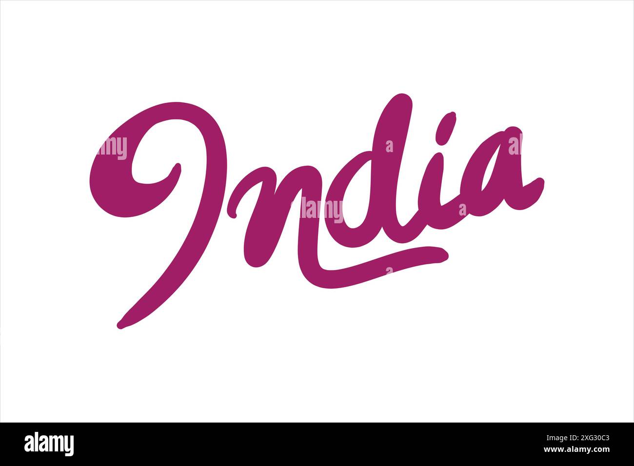 India letter style Stock Vector Image & Art - Alamy
