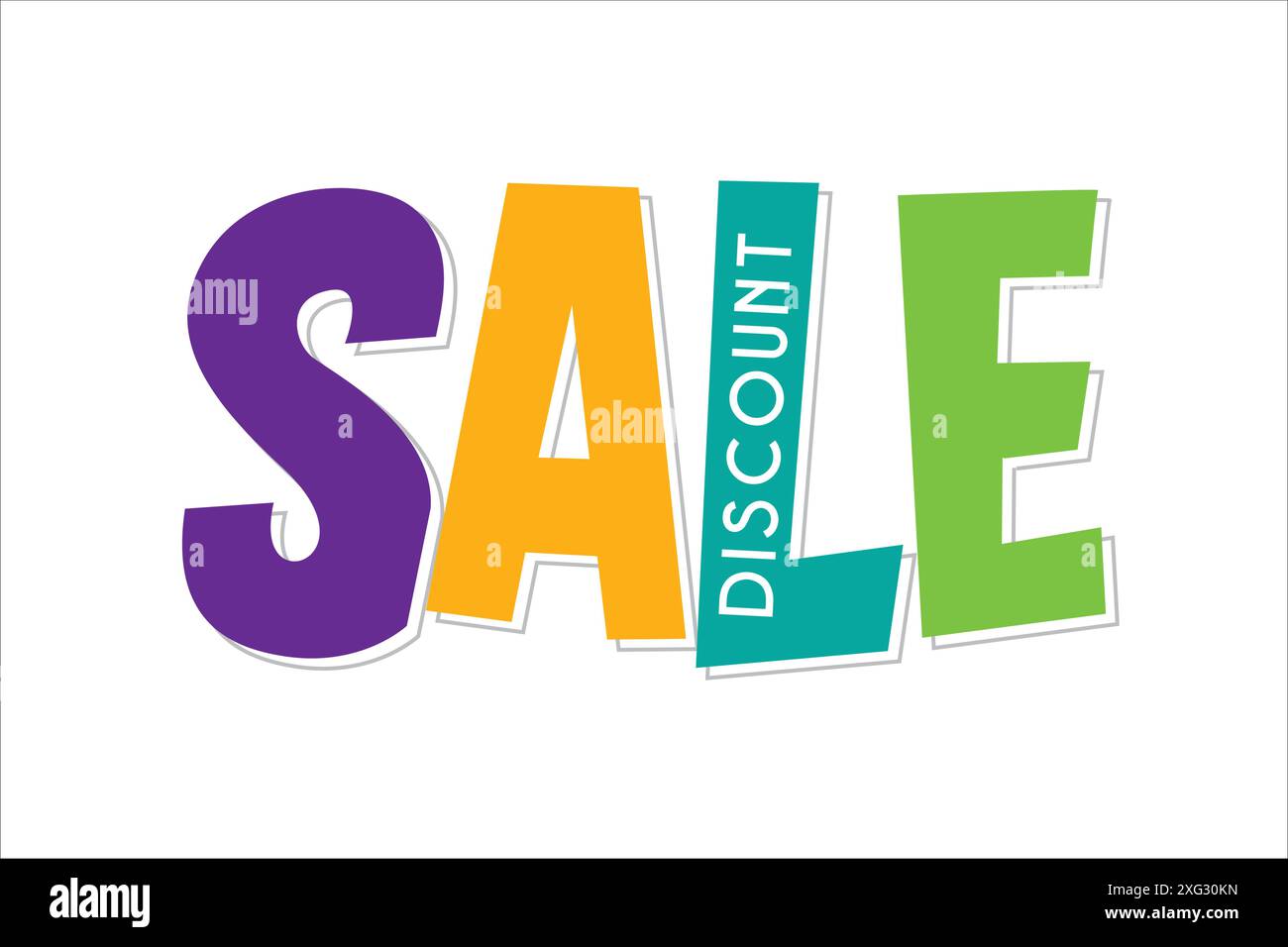 Shopping discount design Stock Vector Images - Alamy