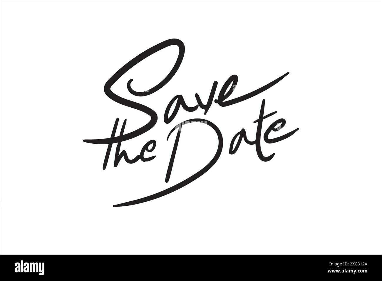 save the date letter style Stock Vector Image & Art - Alamy