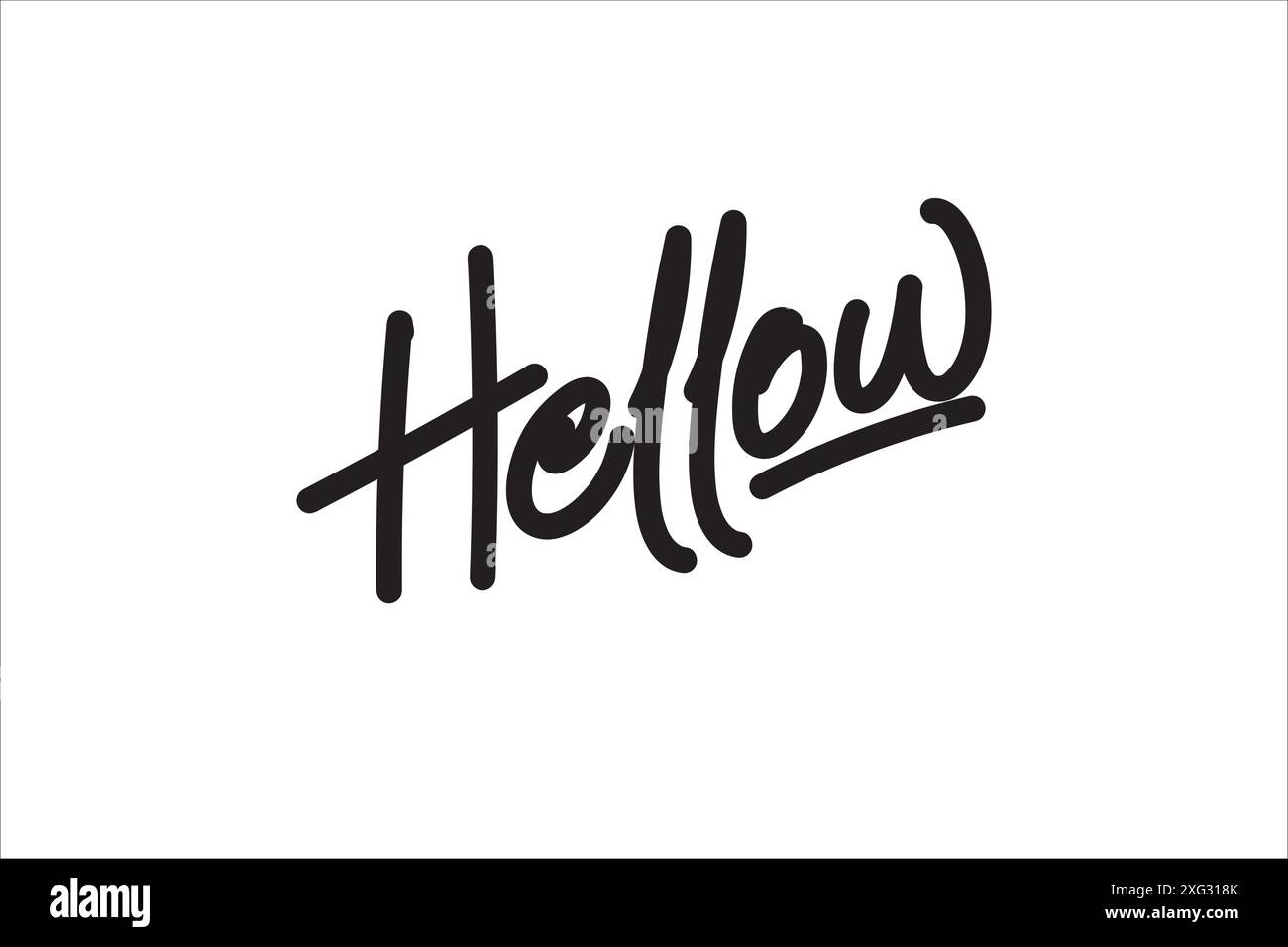 Hellow letter style Stock Vector Image & Art - Alamy