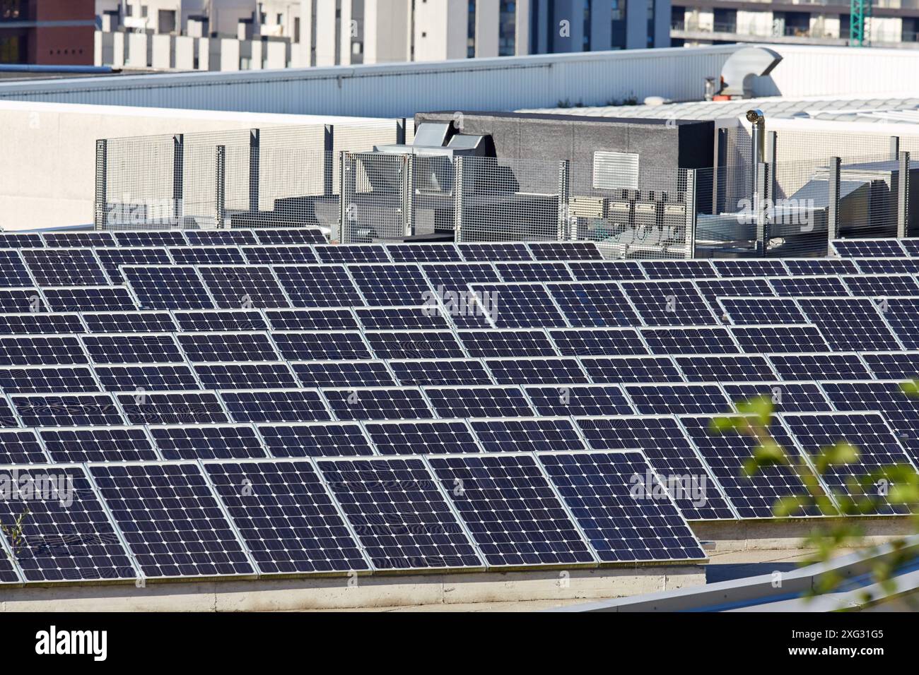 Solar panels. Office building. Zuatzu Business Park. Donostia. San ...