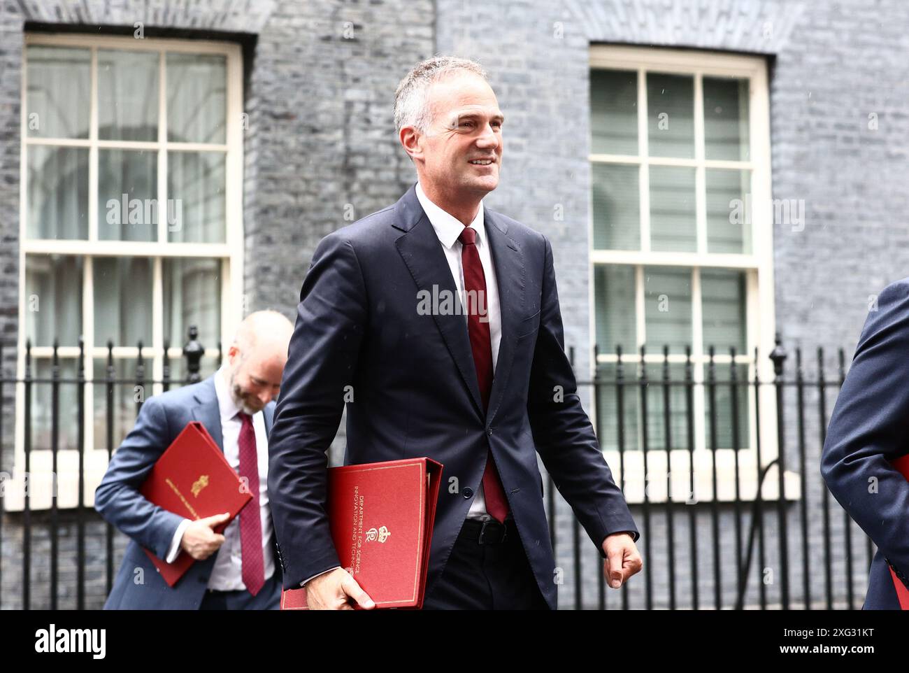 Science Secretary Peter Kyle, leaving 10 Downing Street, London, after ...