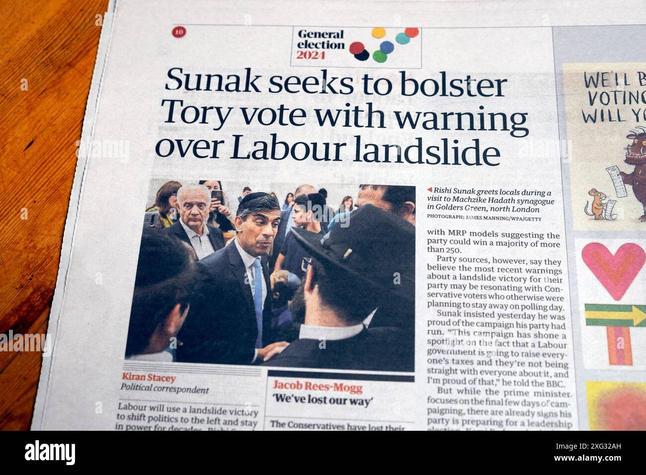 PM Rishi 'Sunak seeks to bolster Tory vote with warning over Labour ...