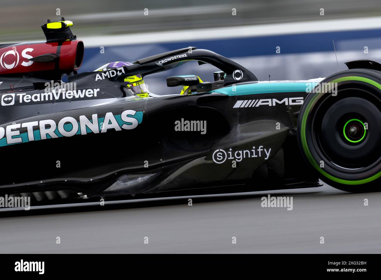 Silverstone, UK. 06th July, 2024. SILVERSTONE - Lewis Hamilton ...