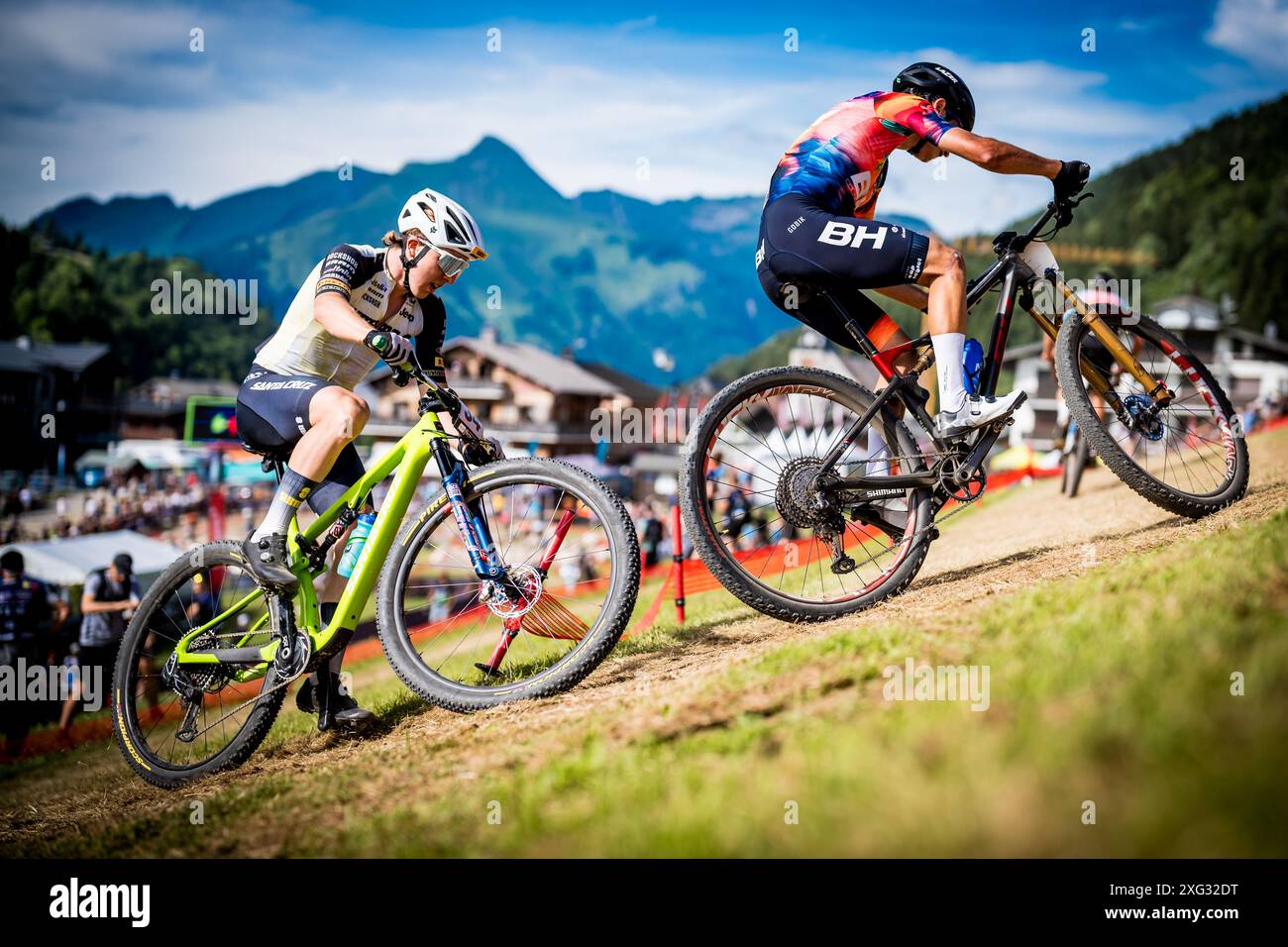World Cup cross country mountain bike shorttrack race for men under 23 ...