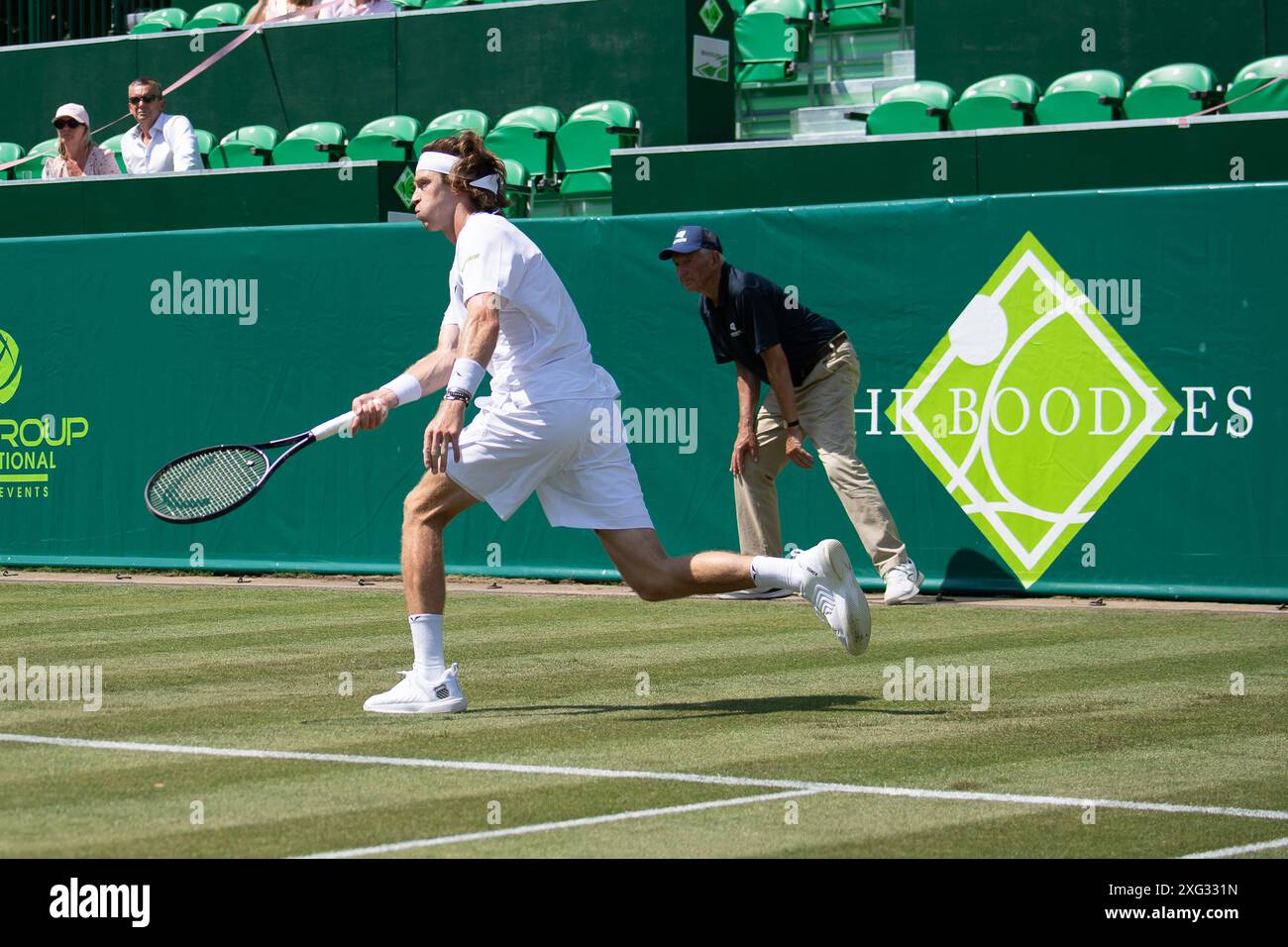 FILE PICS. 6th July, 2024. Russian tennis player Andrey Rublev is out of Wimbledon. In his match ...
