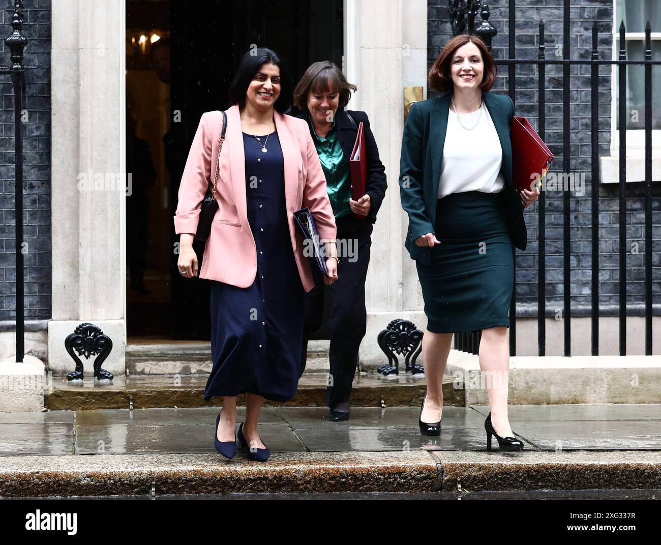 (left-right) Justice Secretary Shabana Mahmood, Welsh Secretary Jo Stevens and Education ...