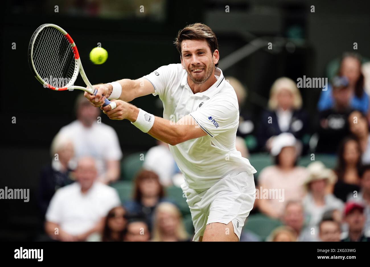 Cameron Norrie reacts during his match against Alexander Zverev (not ...