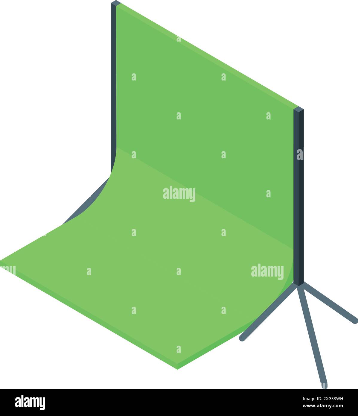 Green screen background is standing for filming movie or photo shooting ...