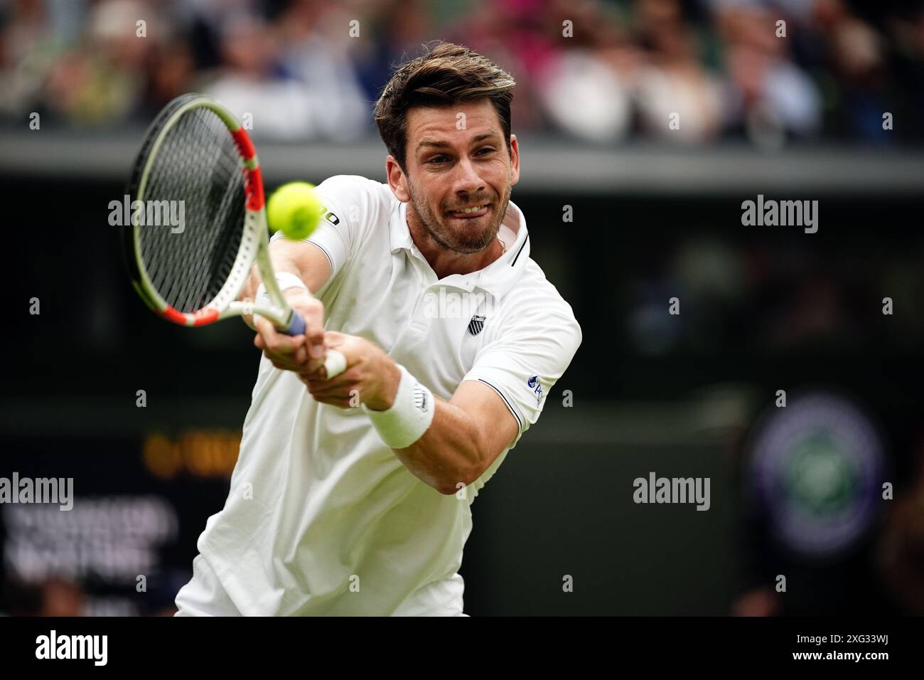 Cameron Norrie reacts during his match against Alexander Zverev (not ...