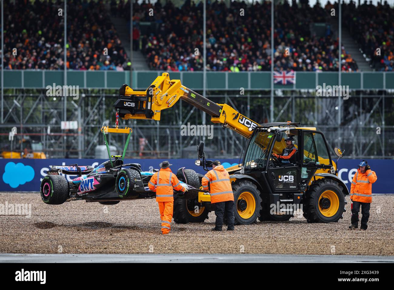 Silverstone, UK. 06th July, 2024. 10 GASLY Pierre (fra), Alpine F1 Team ...