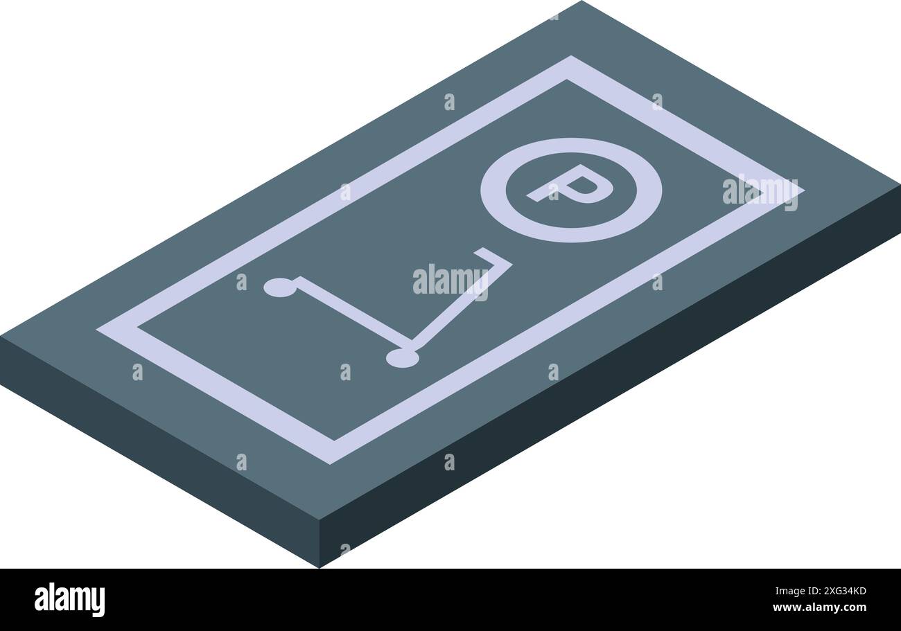 Electric scooter parking permit is laying on a surface, showing the ...