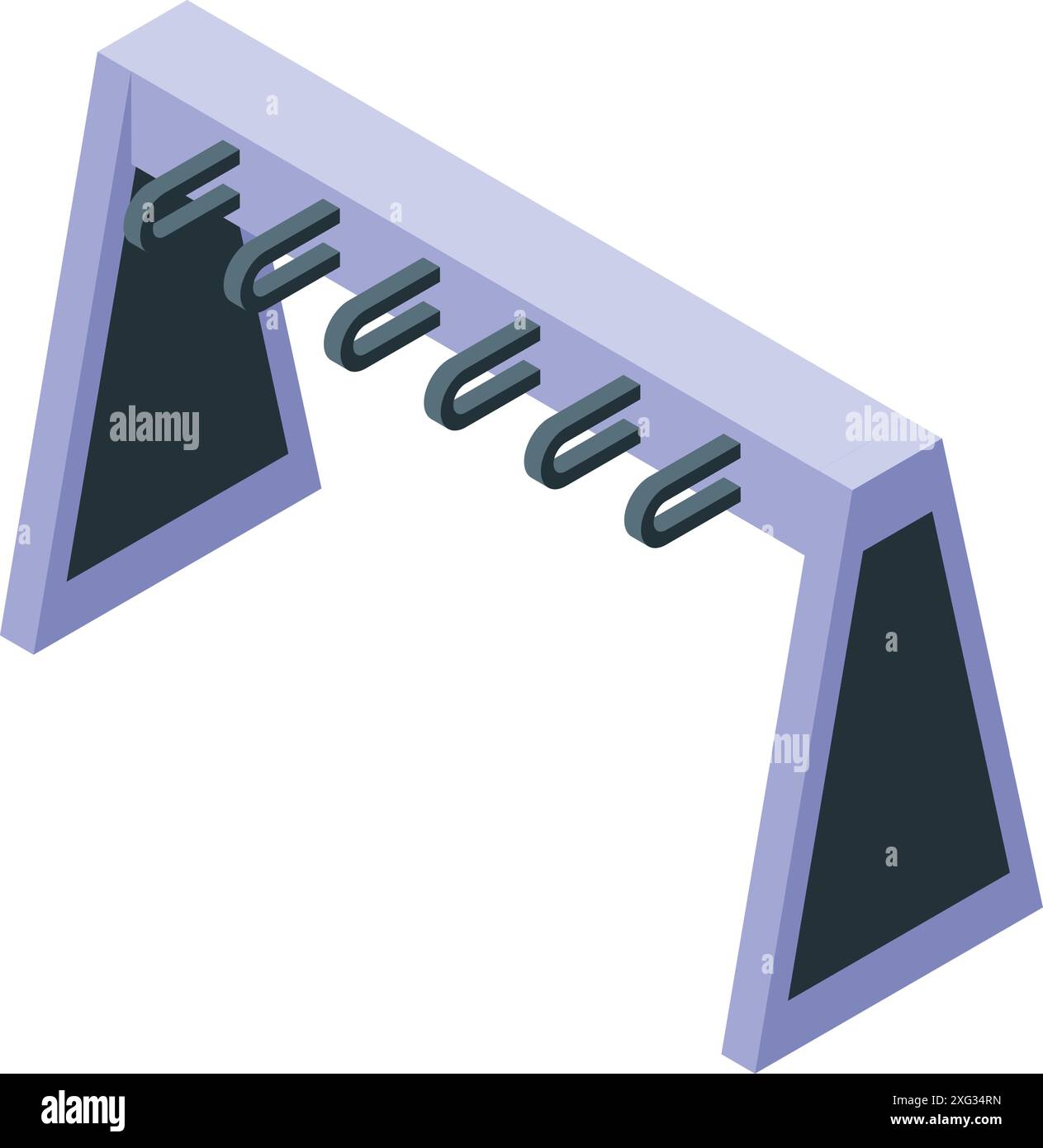 City bike rack Stock Vector Images - Alamy