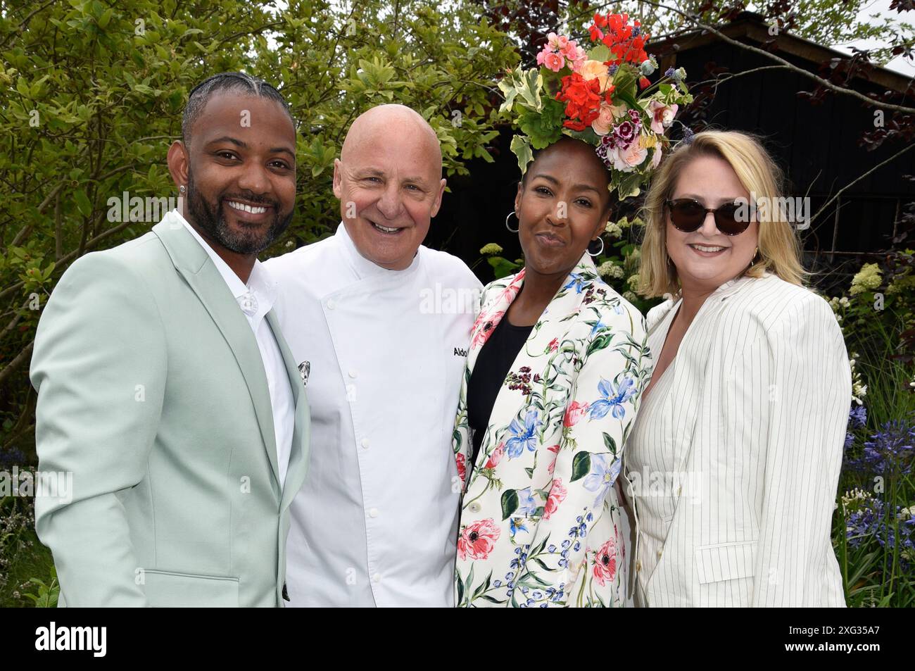 1 July 2024. East Molesey, Surrey, UK.JB Gill, Aldo Zilli, Angellica ...