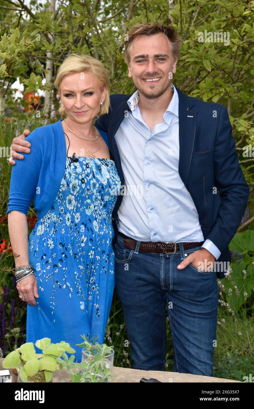 1 July 2024. East Molesey, Surrey, UK. Anya Lautenbach & Jamie ...