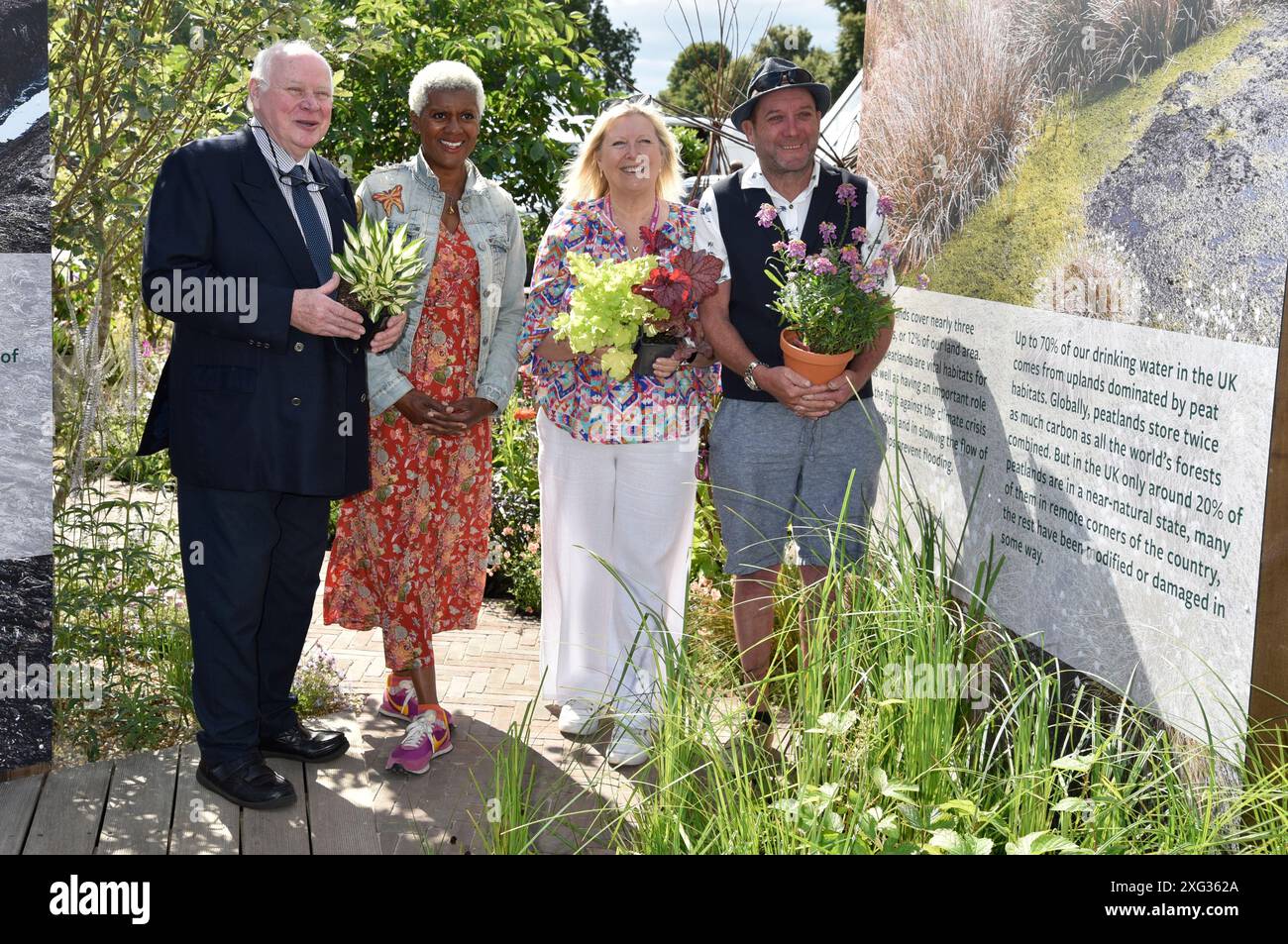 1 July 2024. East Molesey, Surrey, UK. Arit Anderson at the 2024 RHS ...