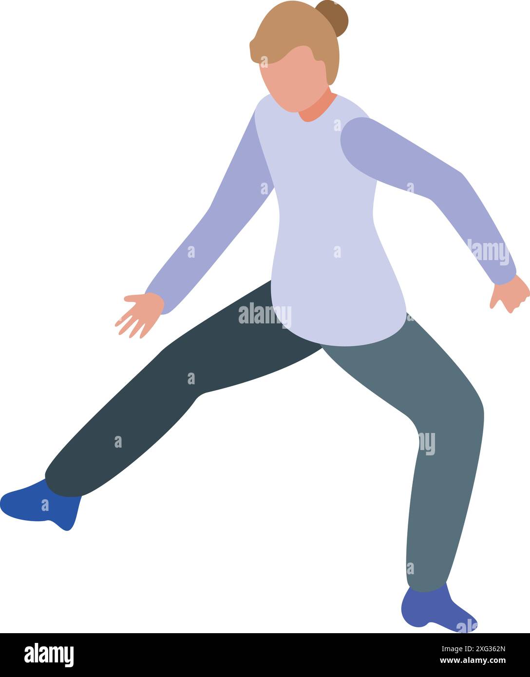 Chair stretching exercises illustration hi-res stock photography and ...