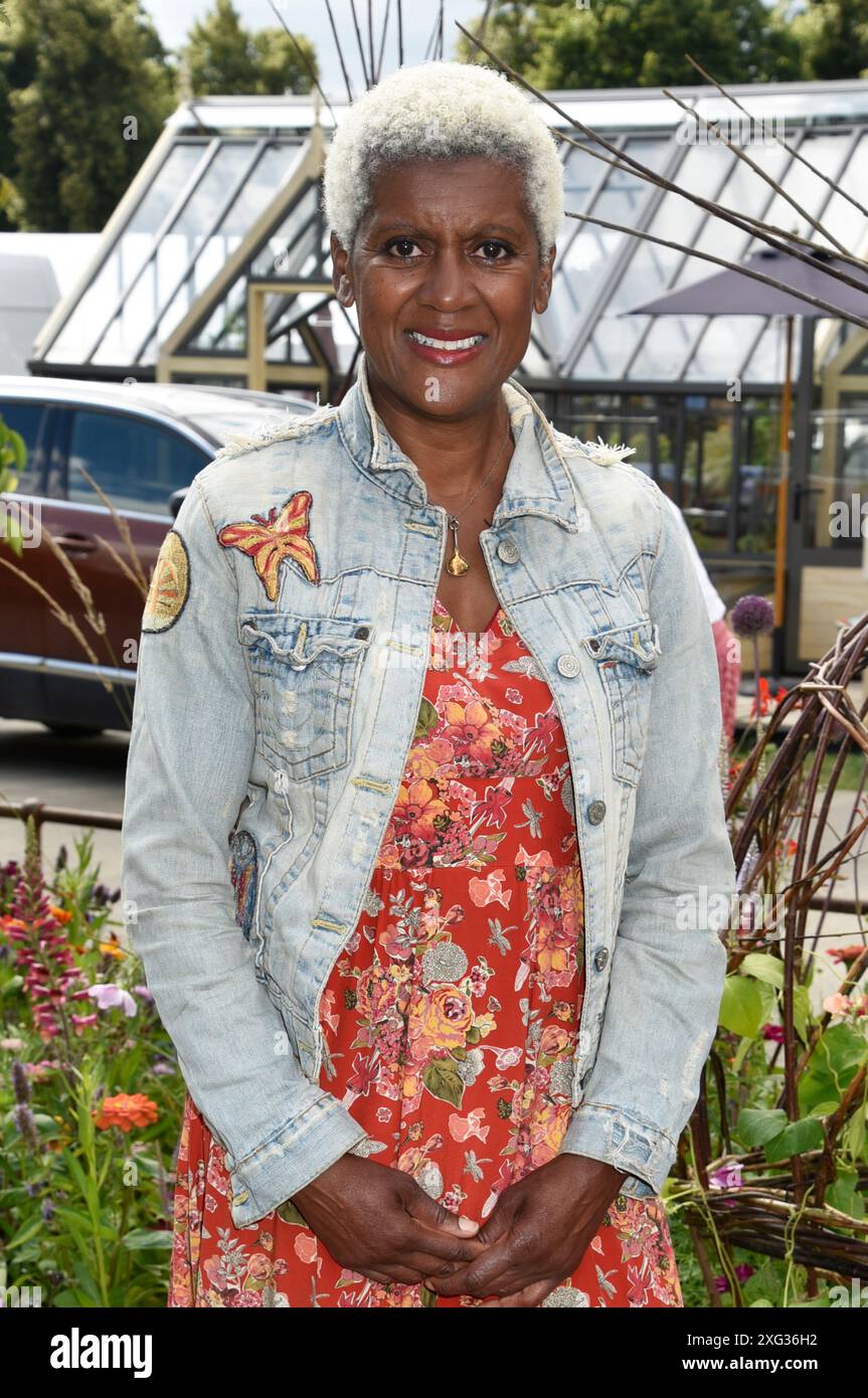 1 July 2024. East Molesey, Surrey, UK. Arit Anderson at the 2024 RHS ...