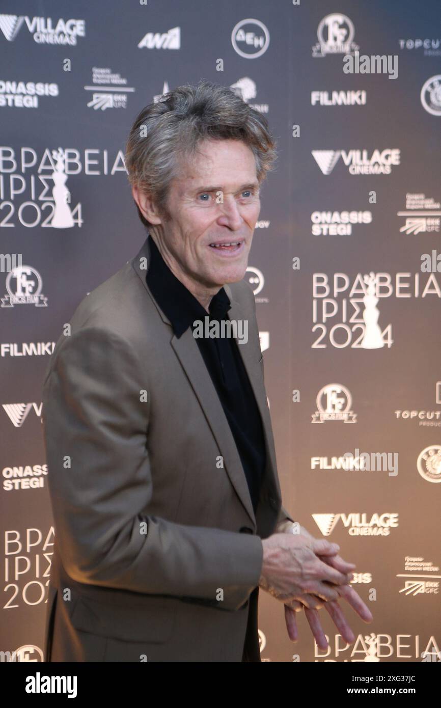 Willem Dafoe attends at IRIS awards at Onassis culture center. Willem ...