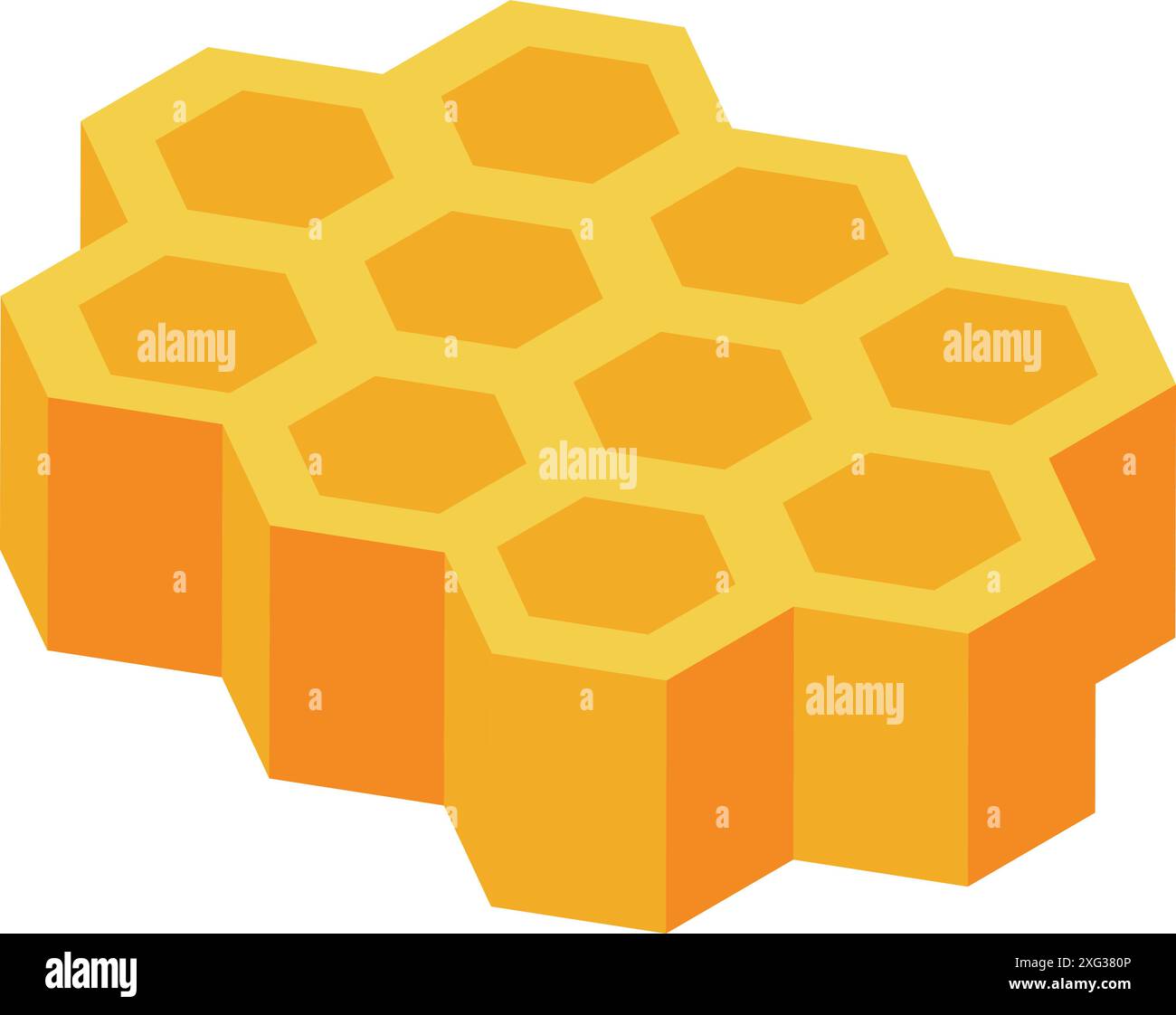 Honeycomb structure forming a regular pattern of perfect hexagons Stock ...