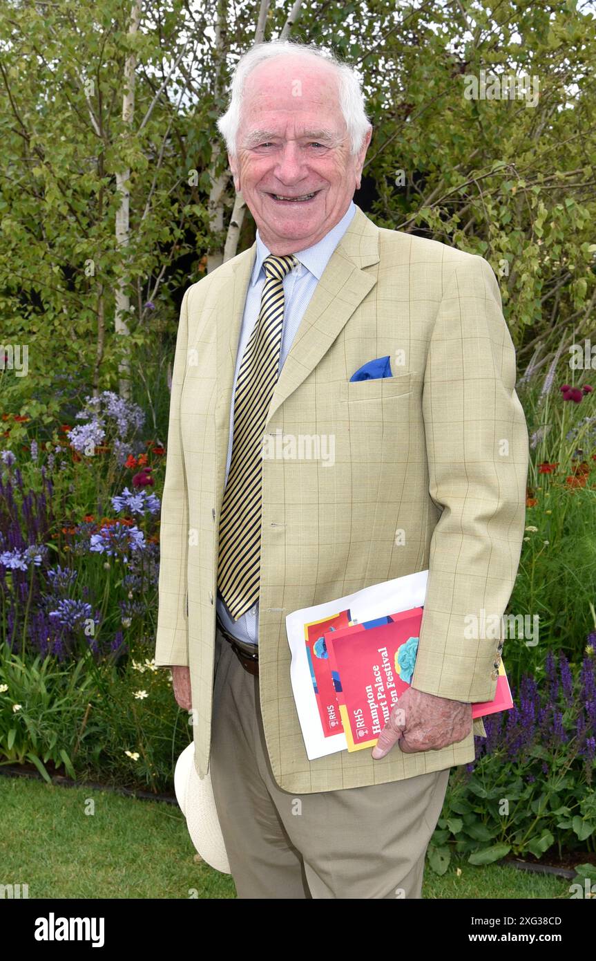 1 July 2024. East Molesey, Surrey, UK. Johnny Ball at the 2024 RHS Hampton Court Palace Garden ...