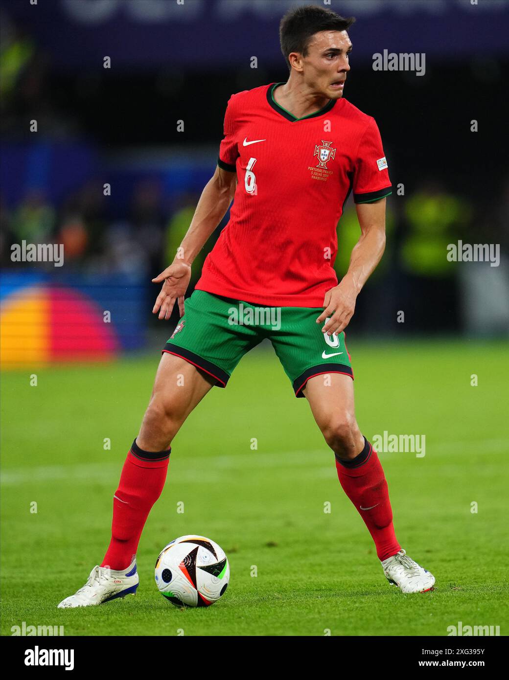Hamburg, Germany. 05th July, 2024. Joao Palinha of Portugal during the ...
