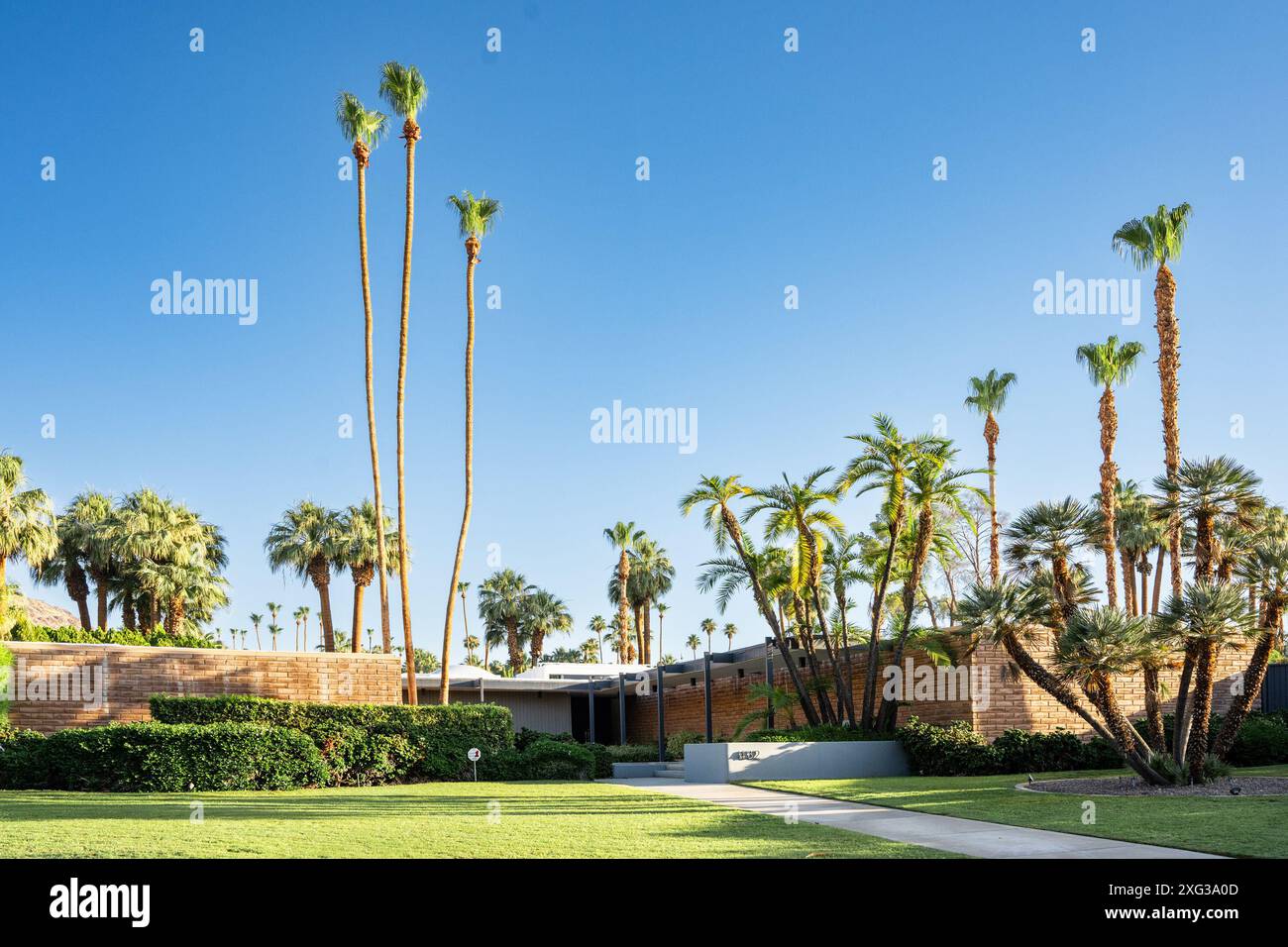 Palm Springs, California - June 27, 2024: Example of mid-century modern ...