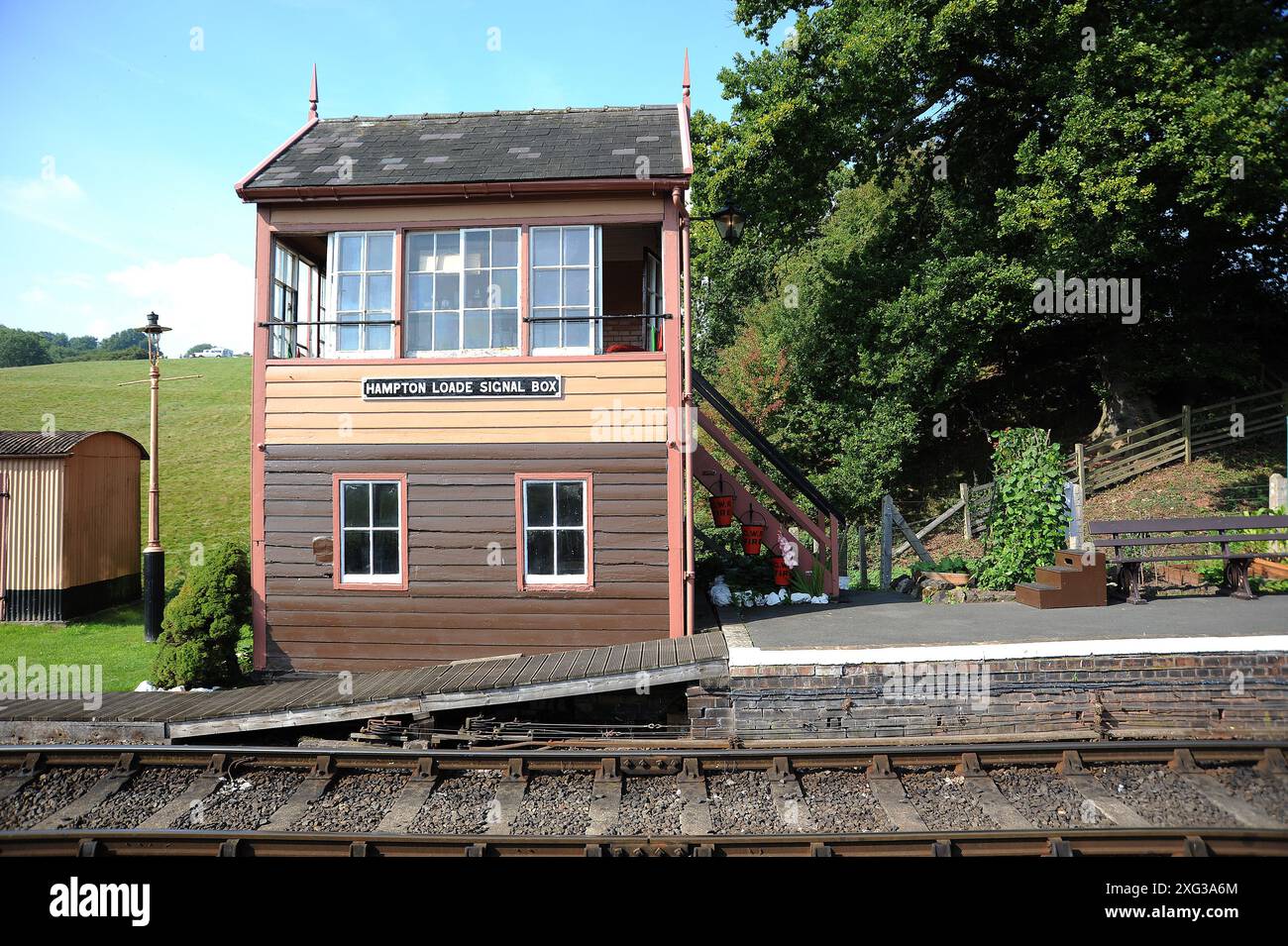 Hampton loade signal box hi-res stock photography and images - Alamy