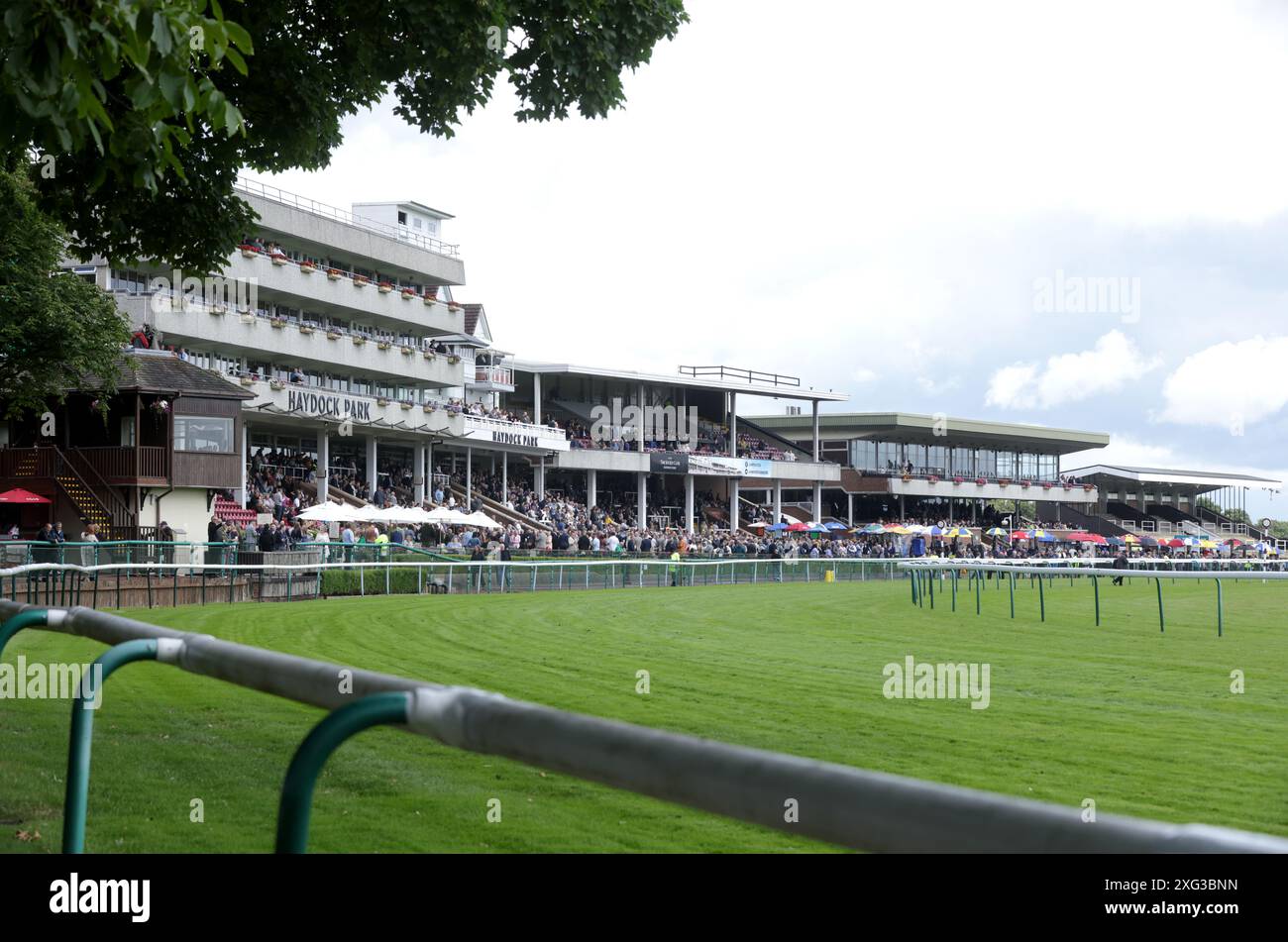 General view of the course on bet365 Old Newton Cup Day at Haydock Park ...
