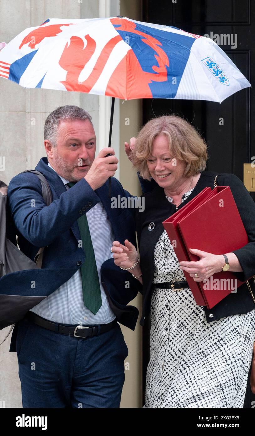 London, UK. 6th July, 2024. Steve Reed (Environment Secretary) and ...