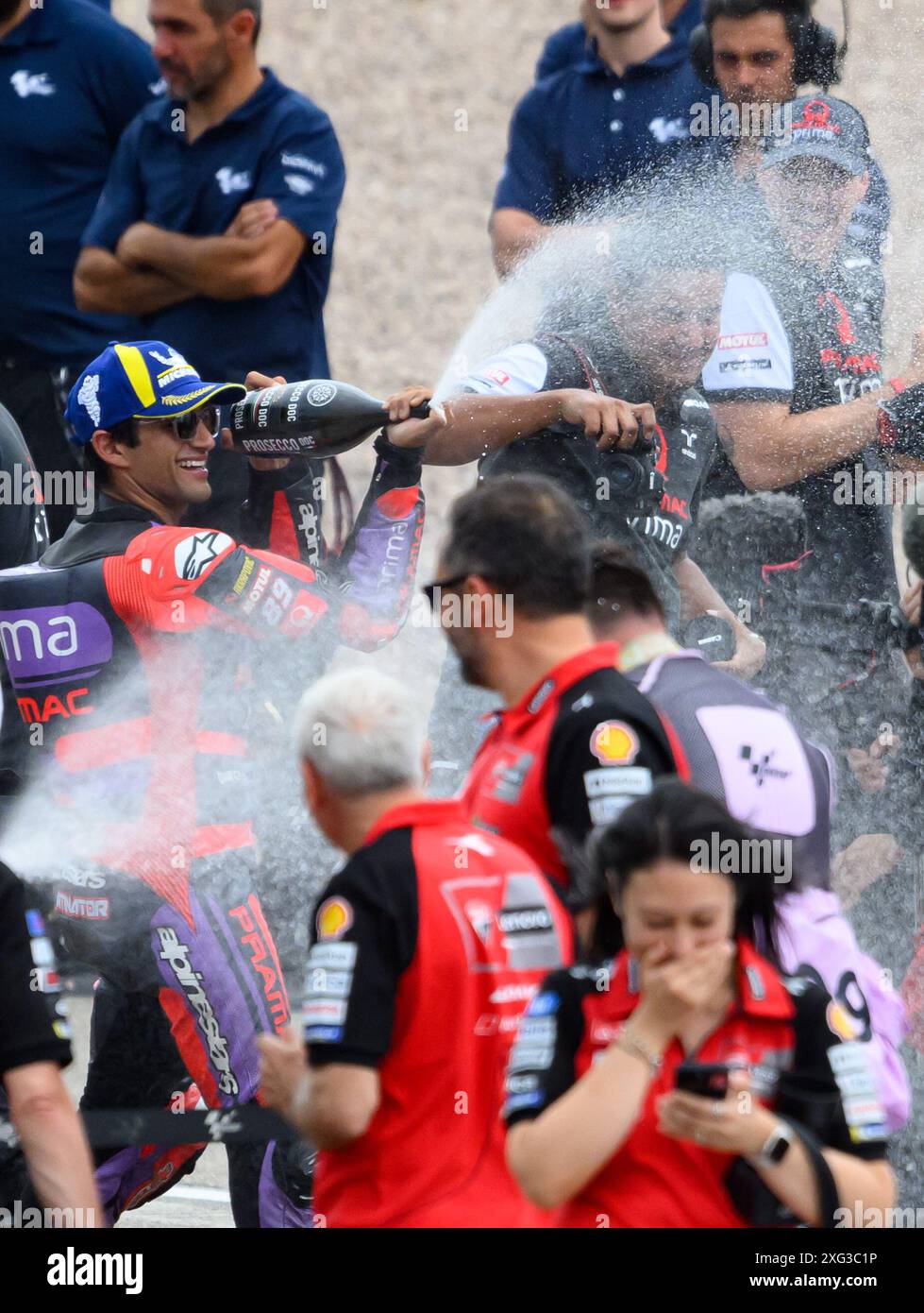 06 July 2024, Saxony, Hohenstein-Ernstthal: Motorsport/Motorcycle ...