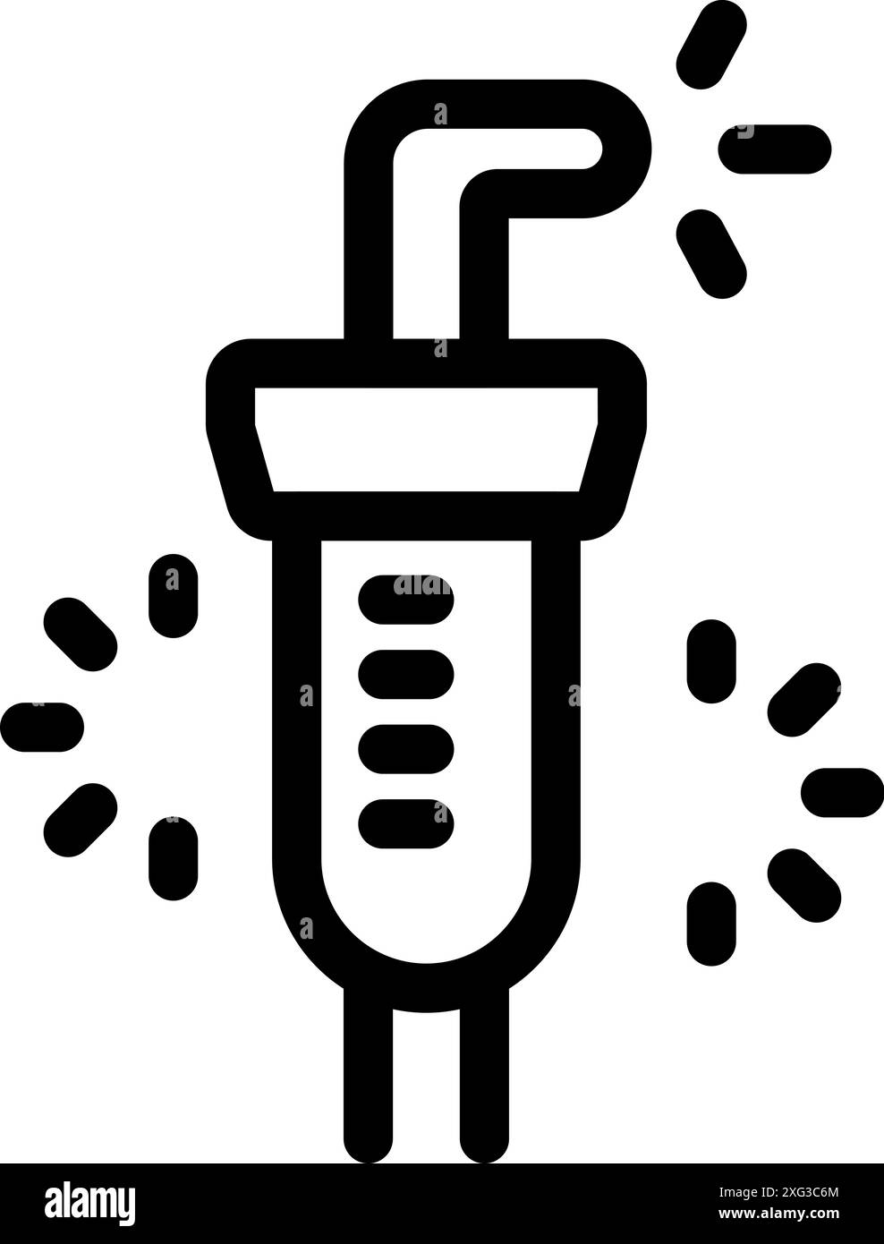 Laser cutter machine engraving an object with light effect, industrial ...