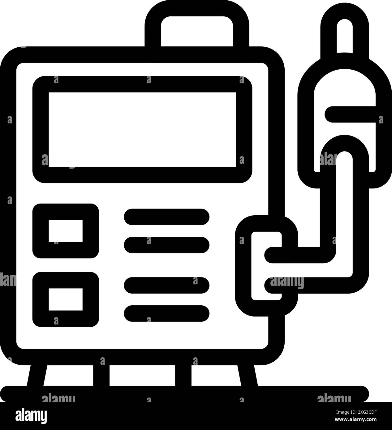 Electric generator is supplying electricity through a cable, ensuring a ...