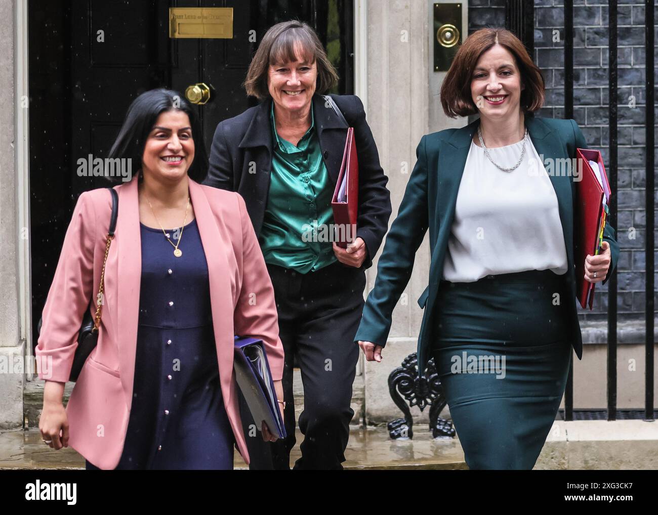 London, UK. 06th July, 2024. Jo Stevens, Wales Secretary, Shabana ...