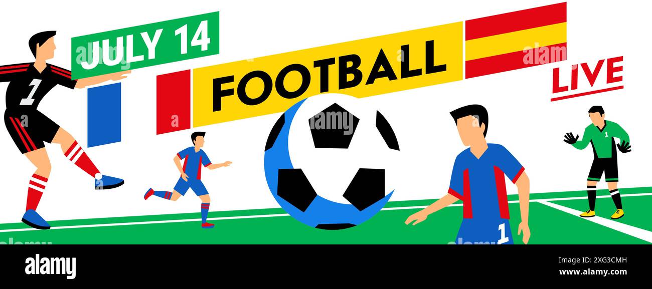 Euro 2024 football Stock Vector Images - Alamy