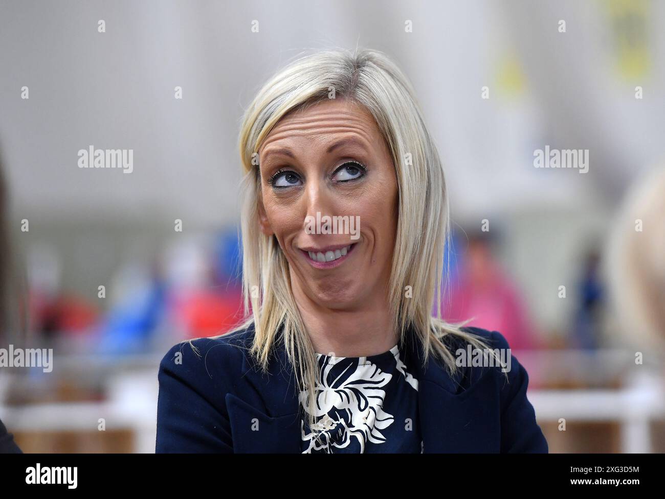 DUP candidate Carla Lockhart after winning the upper Bann Constituency ...
