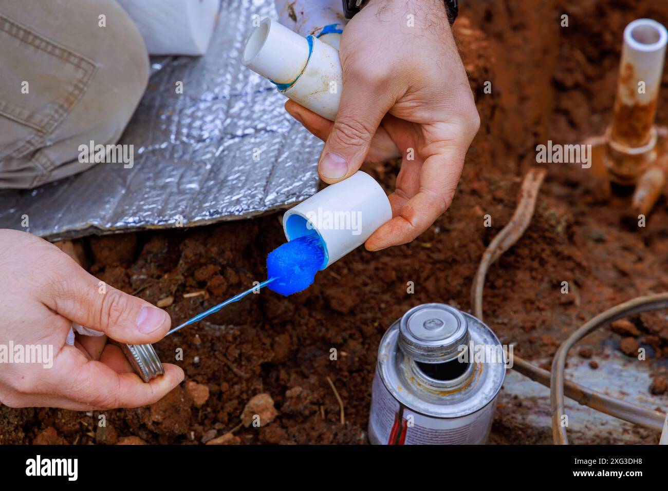 There is water connection to well system that pumps water for house ...