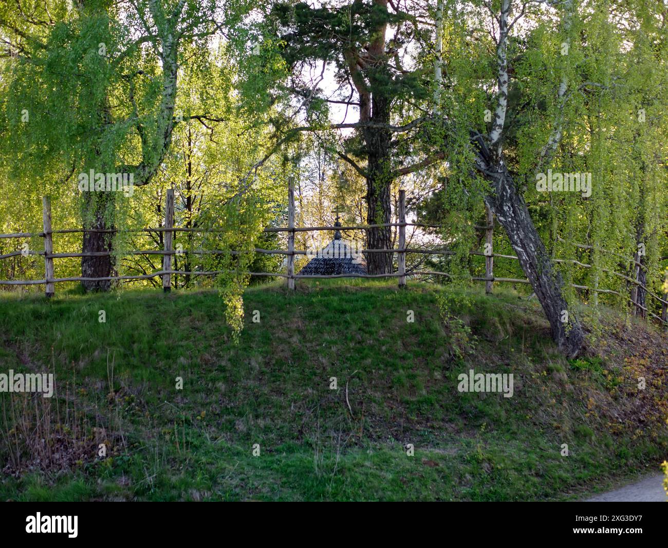 Rural landscape old chapel hi-res stock photography and images - Alamy