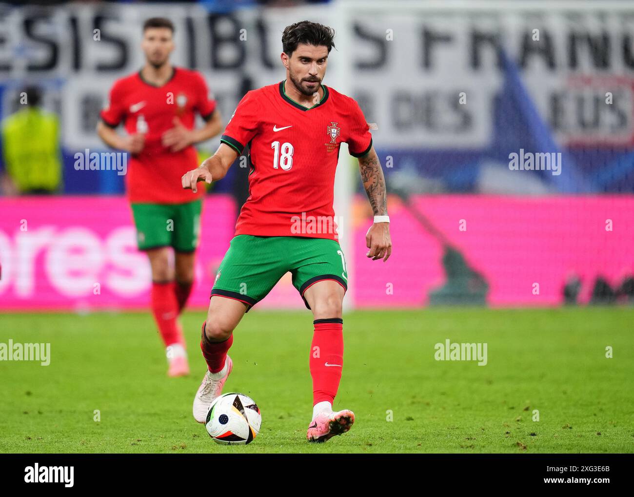 Hamburg, Germany. 05th July, 2024. Ruben Neves of Portugal during the UEFA Euro 2024 match ...