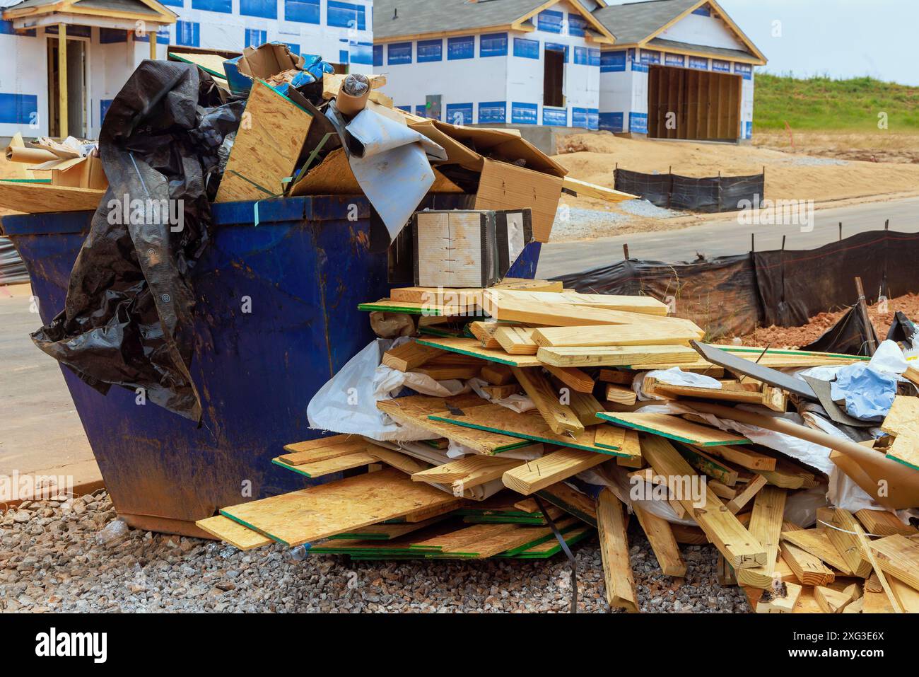 It is used for disposing of construction waste during house ...