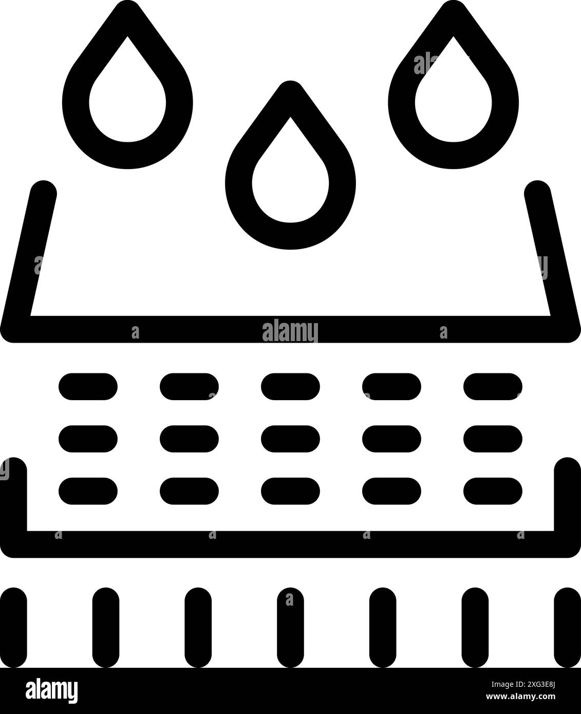 Purifying Drinking Water Stock Vector Images Alamy