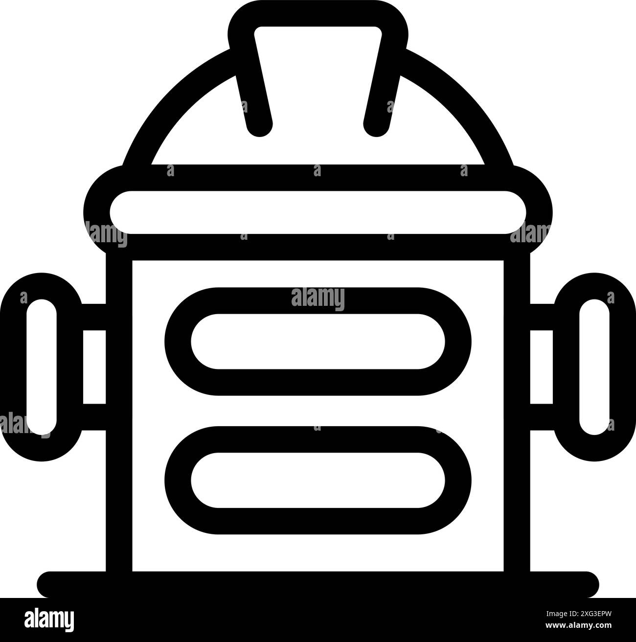 Simple and bold line drawing of a fire hydrant, essential equipment for ...