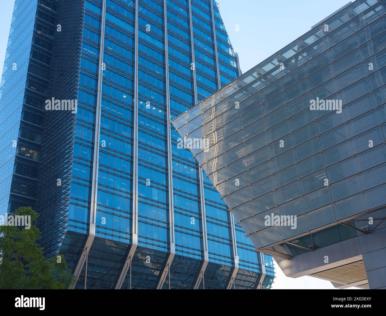 Abu Dhabi, UAE - January 11 2024: buildings and details, public areas ...