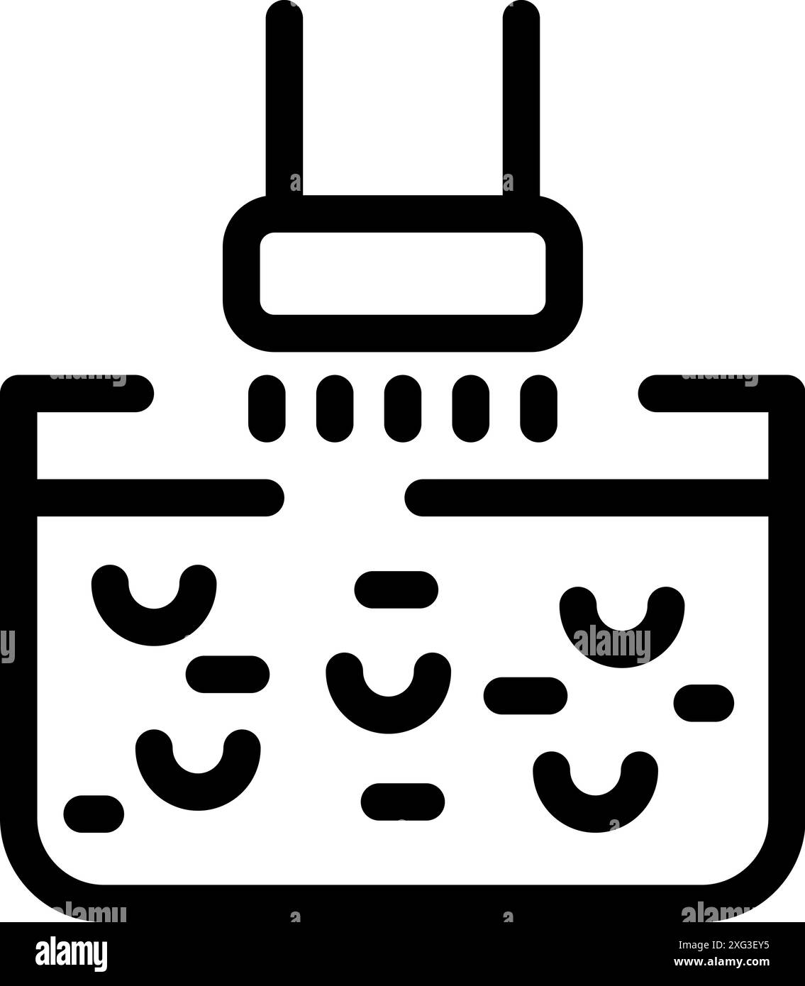 Hydroponic system growing plants without soil in water with mineral ...