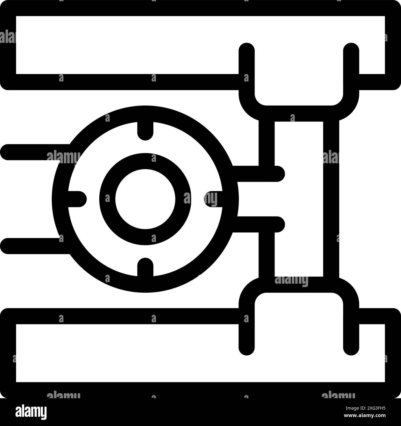 Water pump station drawing hi-res stock photography and images - Alamy