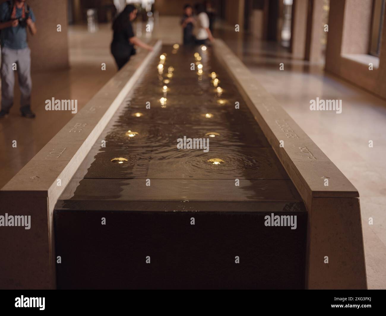 Abu Dhabi, United Arab Emirates - January 13 2024 : main hall of ...